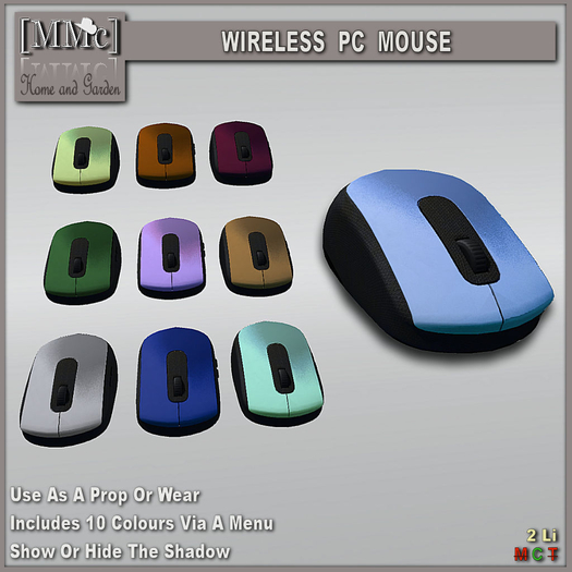 Second Life Marketplace - [MMc] Wireless PC Mouse